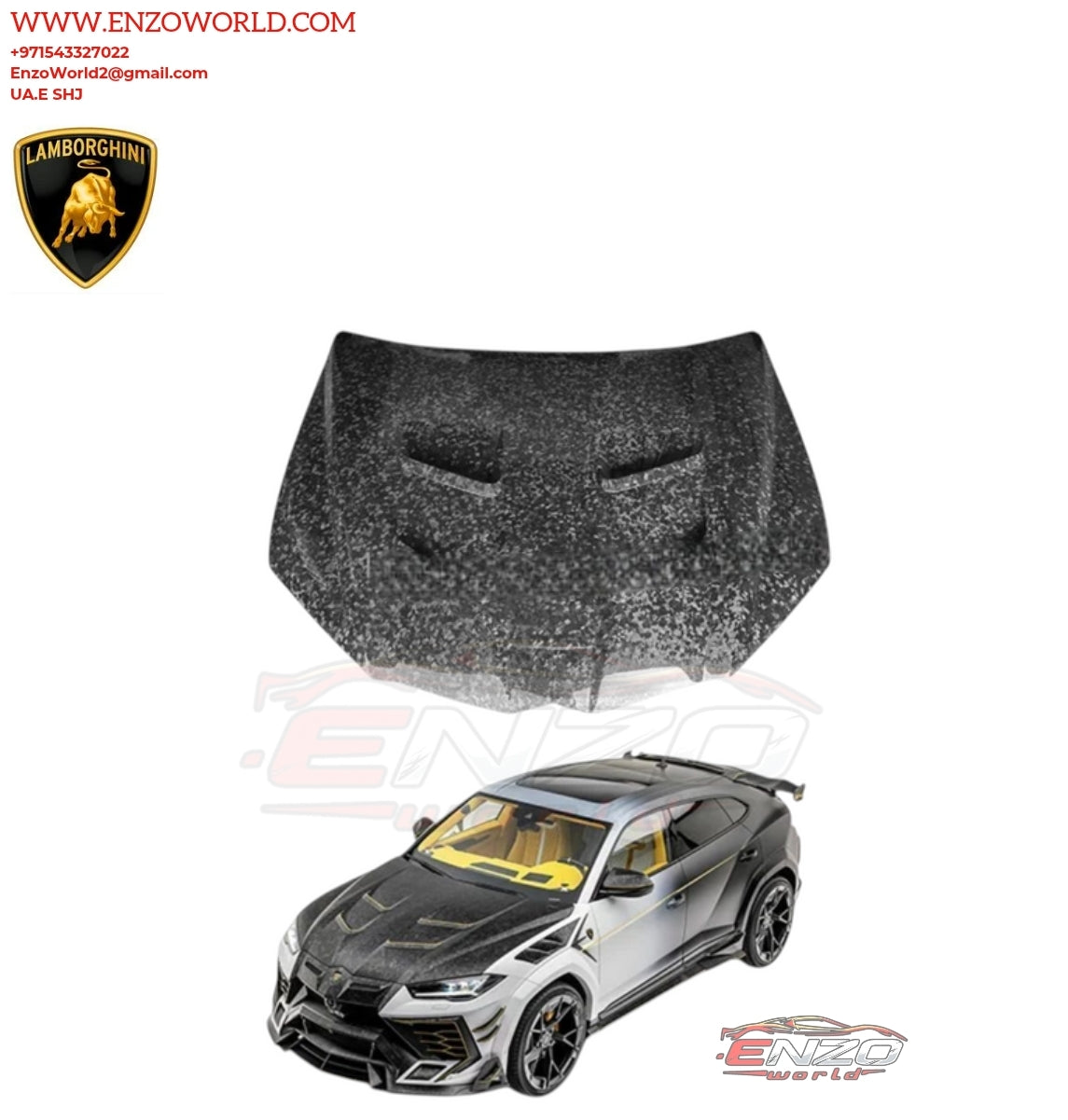 Performance Forged Carbon Front Bonnet Hood With Air Outtake Vent for ...